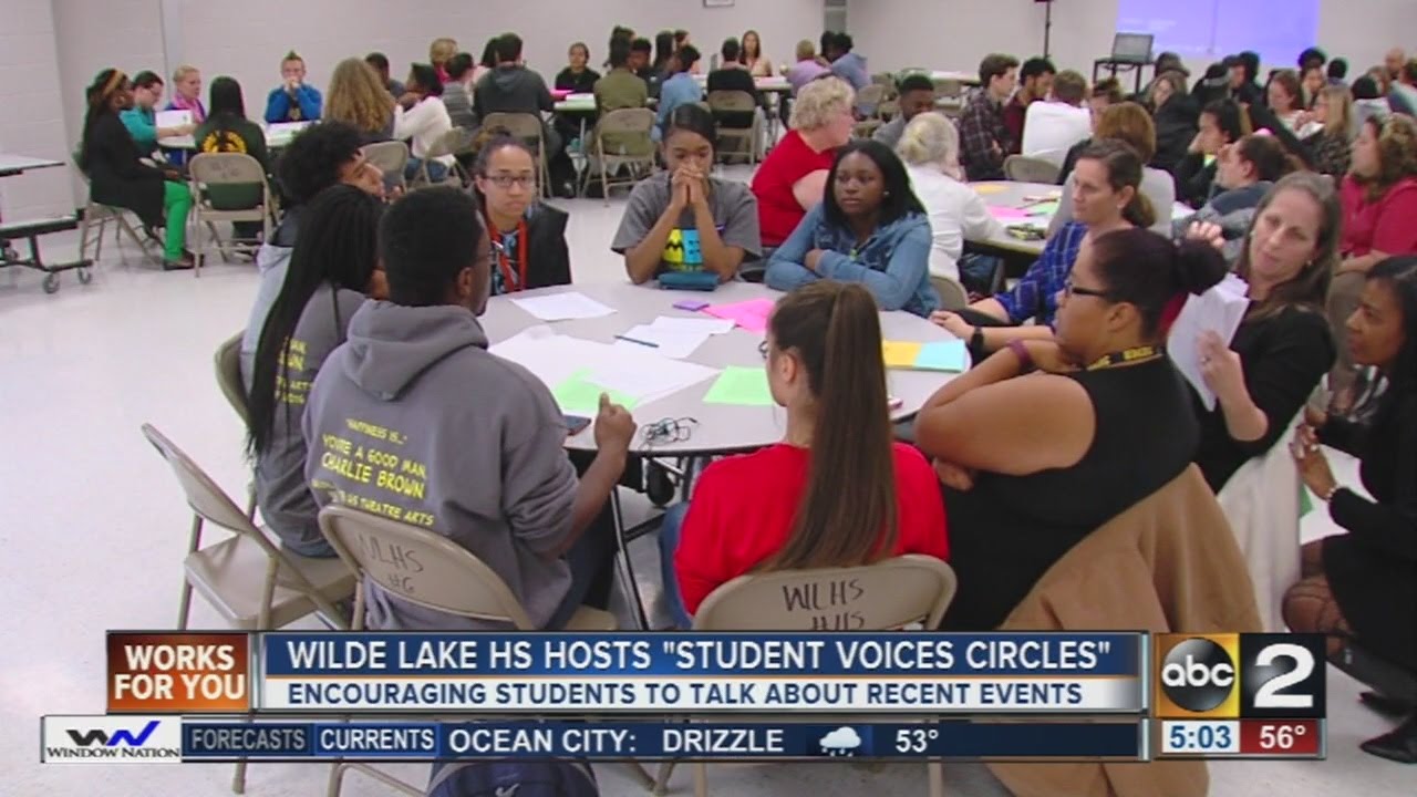 Wilde Lake High School hosts ‘Student Voices Circles’ - YouTube