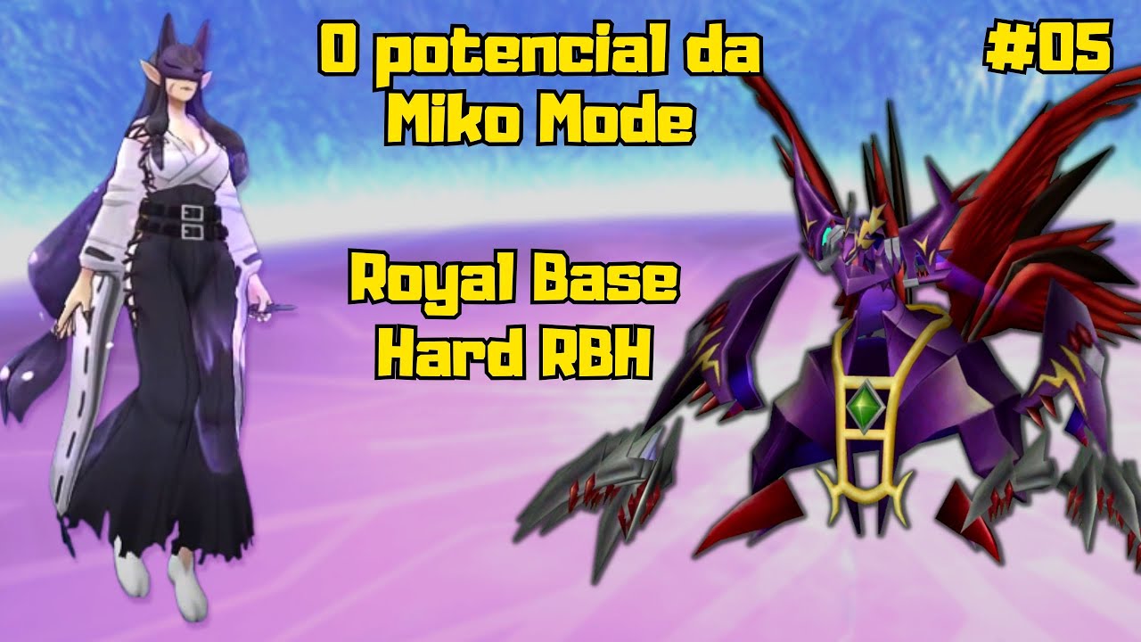 O PODER DA MIKO MODE #05 - Royal Base Hard (RBH) - Digimon Masters ...