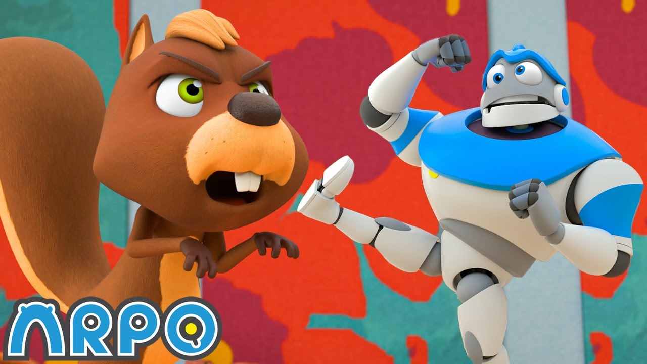 ARPO The Robot: Squirrel ATTACKS ARPO!! | Season 5 Compilation | Funny ...