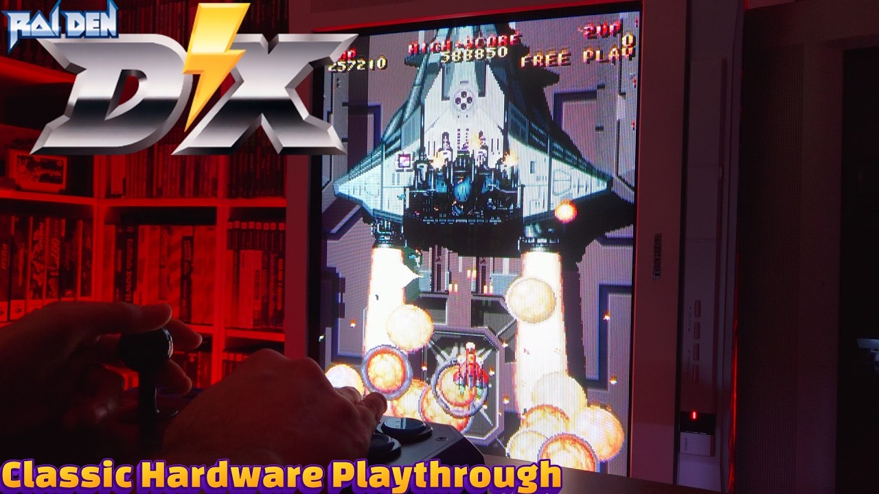 Raiden DX (1997, PS1) — Full TATE Playthrough (Novice) - YouTube