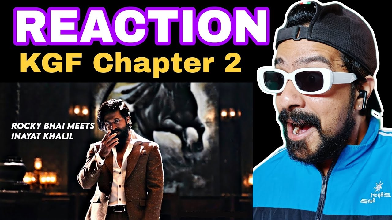KGF 2 Movie Scene | Rocky Meets Inayat Khalil Scene Reaction ...