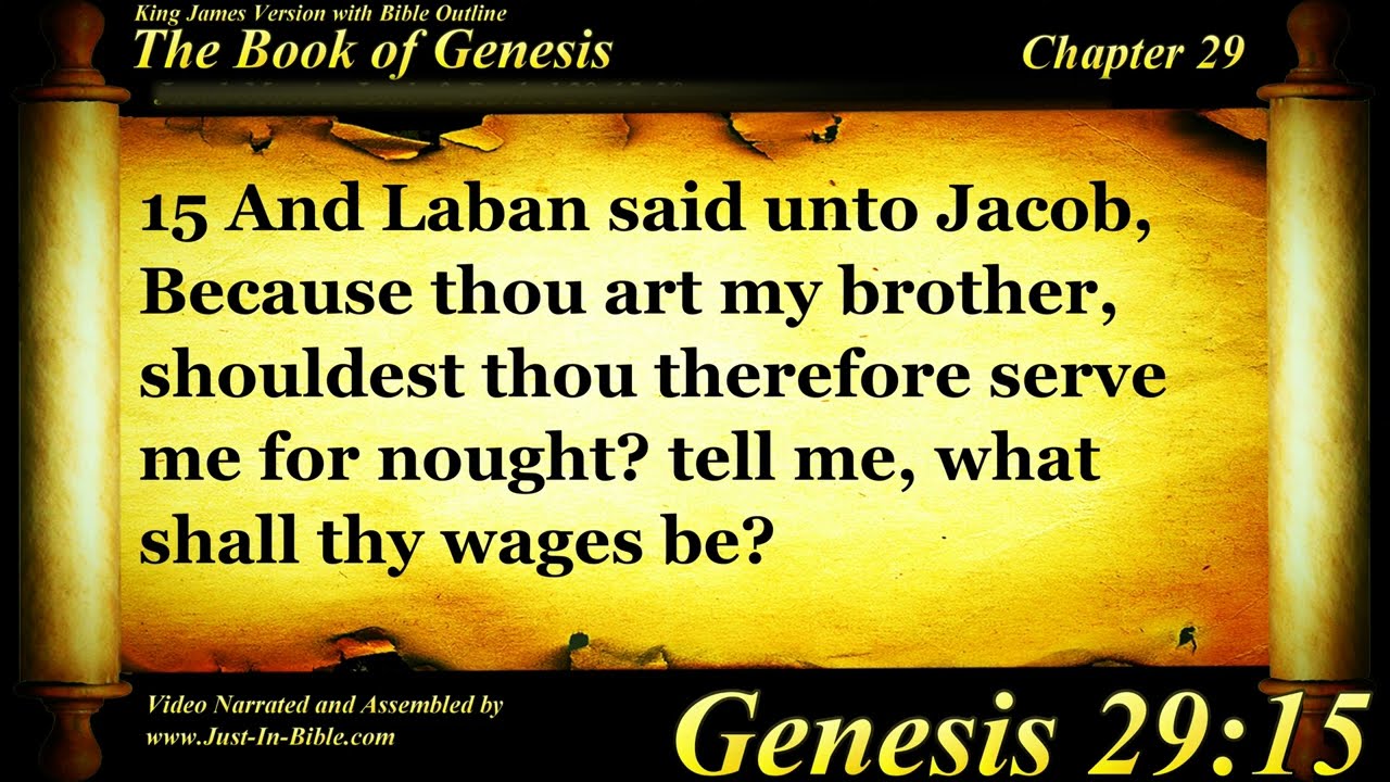 Genesis Chapter 29 - Bible Book #01 - The Holy Bible KJV Read Along ...