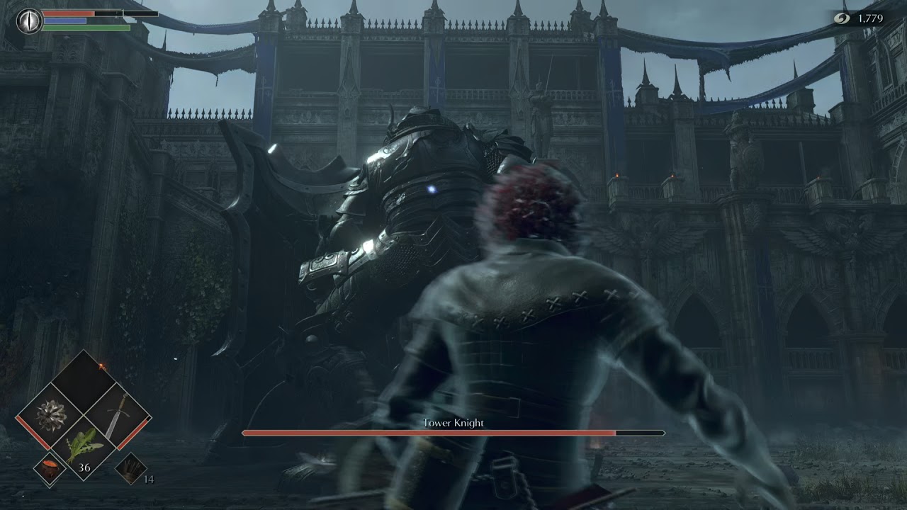 How to easy beat The Tower Knight boss _2nd boss in Demon's Souls_ NO ...