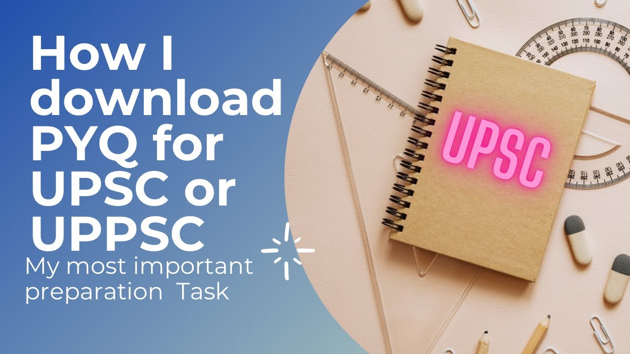 How to Download UPSC/UPPSC PYQ In Hindi /English - YouTube