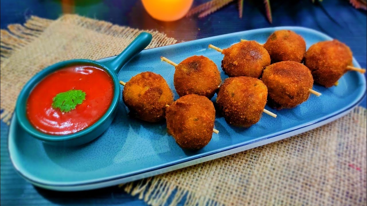 Delicious Aloo Ball Sticks l Potato Snacks Recipe | Quick & Easy Snack ...