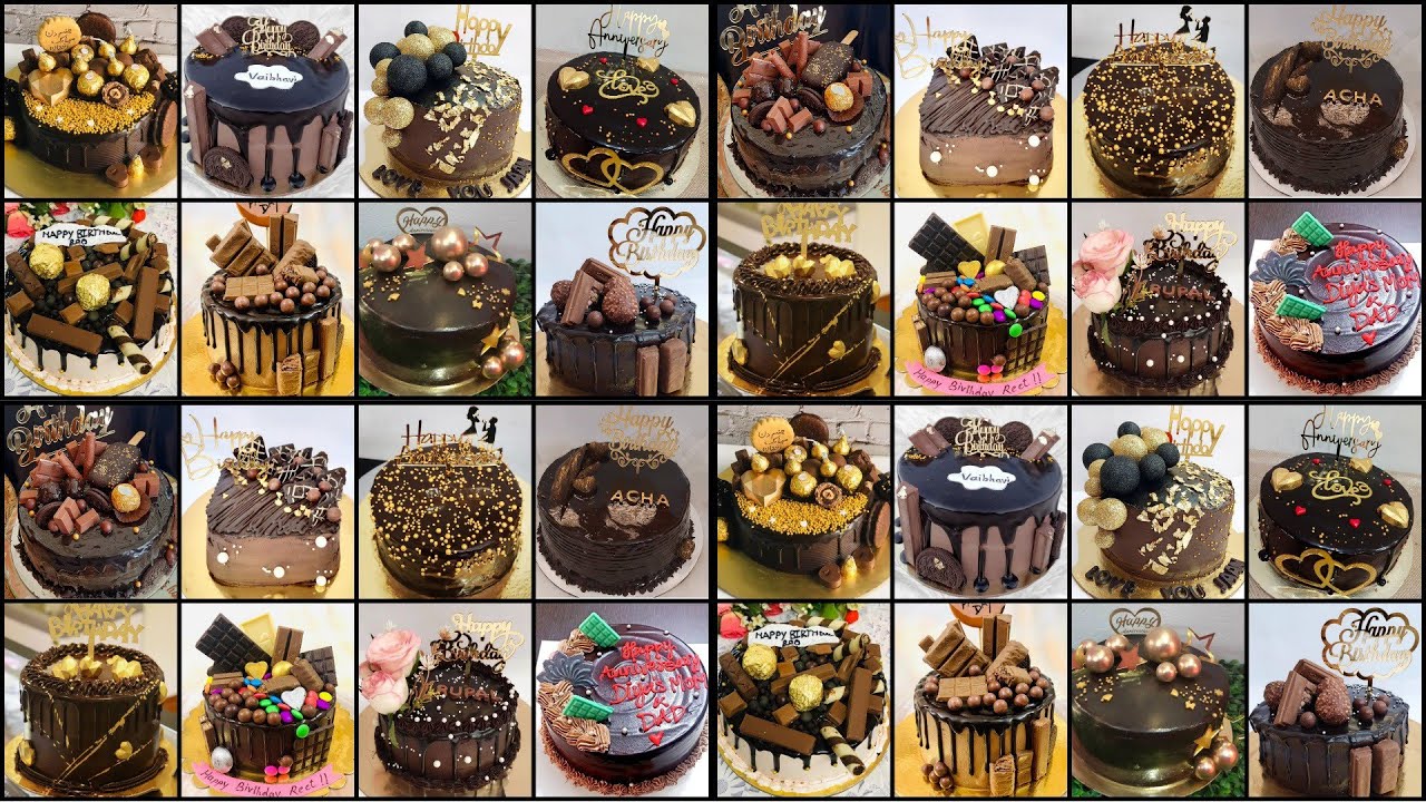 🍫😋Chocolate truffle Cake/Chocolate Cake Design/Truffles Cake/Birthday ...