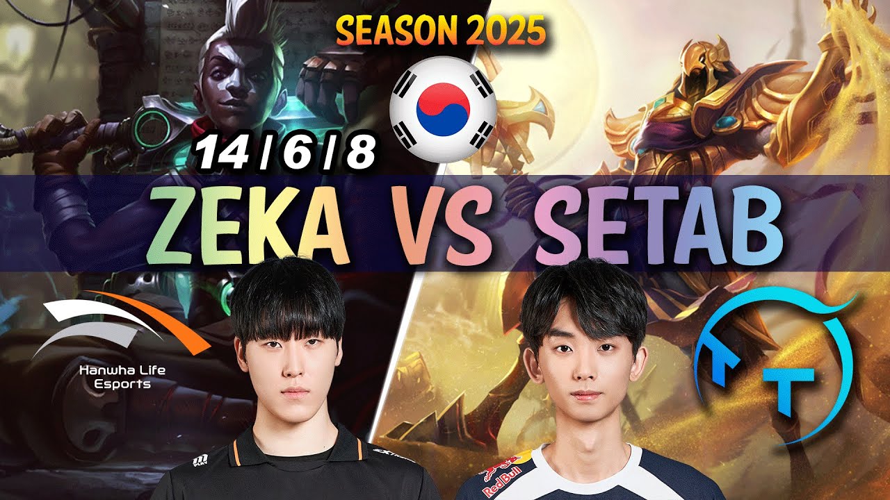 HLE Zeka EKKO vs TT SeTab AZIR Mid - Patch 15.7 KR Ranked | lolrec - YouTube