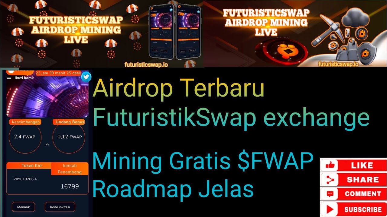 Airdrop Baru FuturistikSwap ($FWAP) Nambang Gratis 100% - YouTube