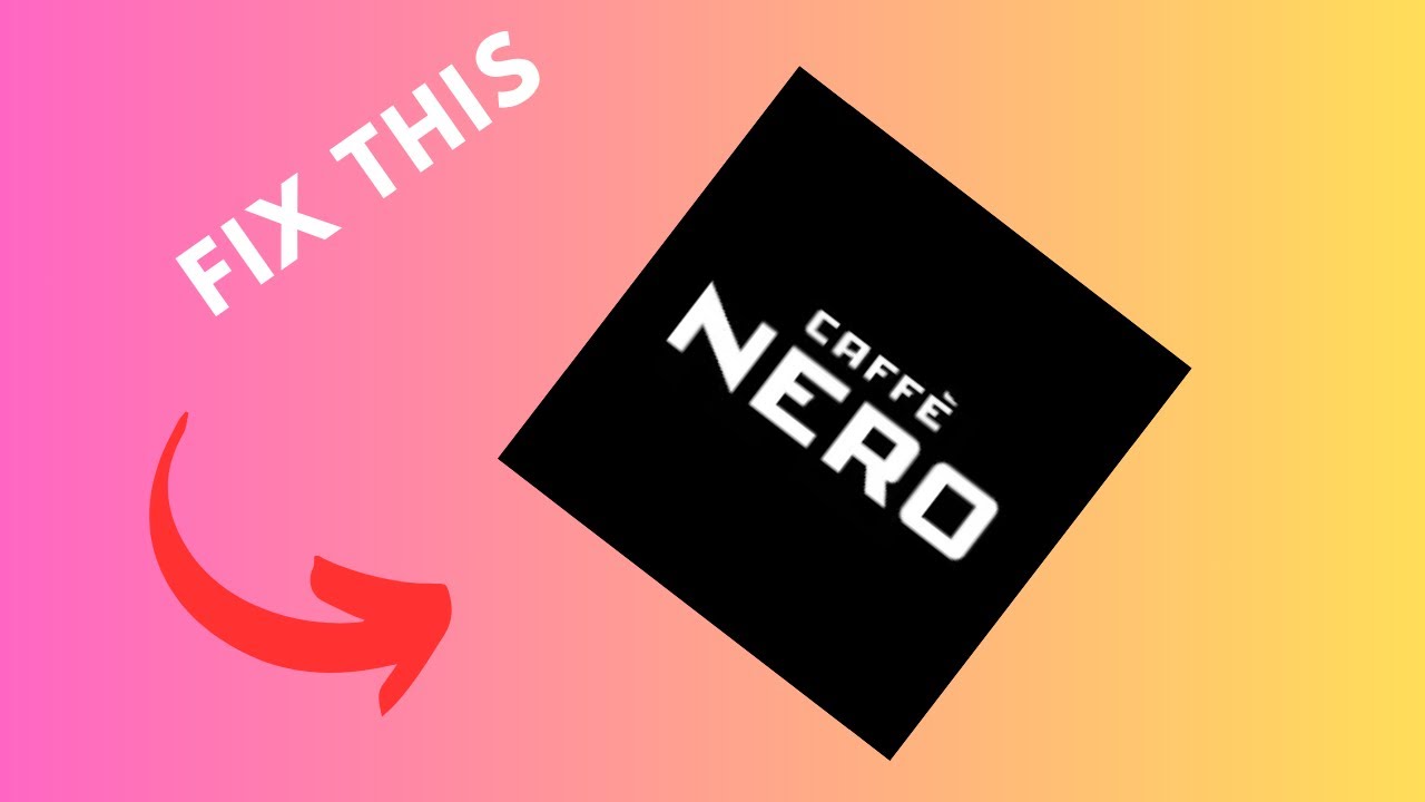 How to fix Caffe Nero app not working - YouTube