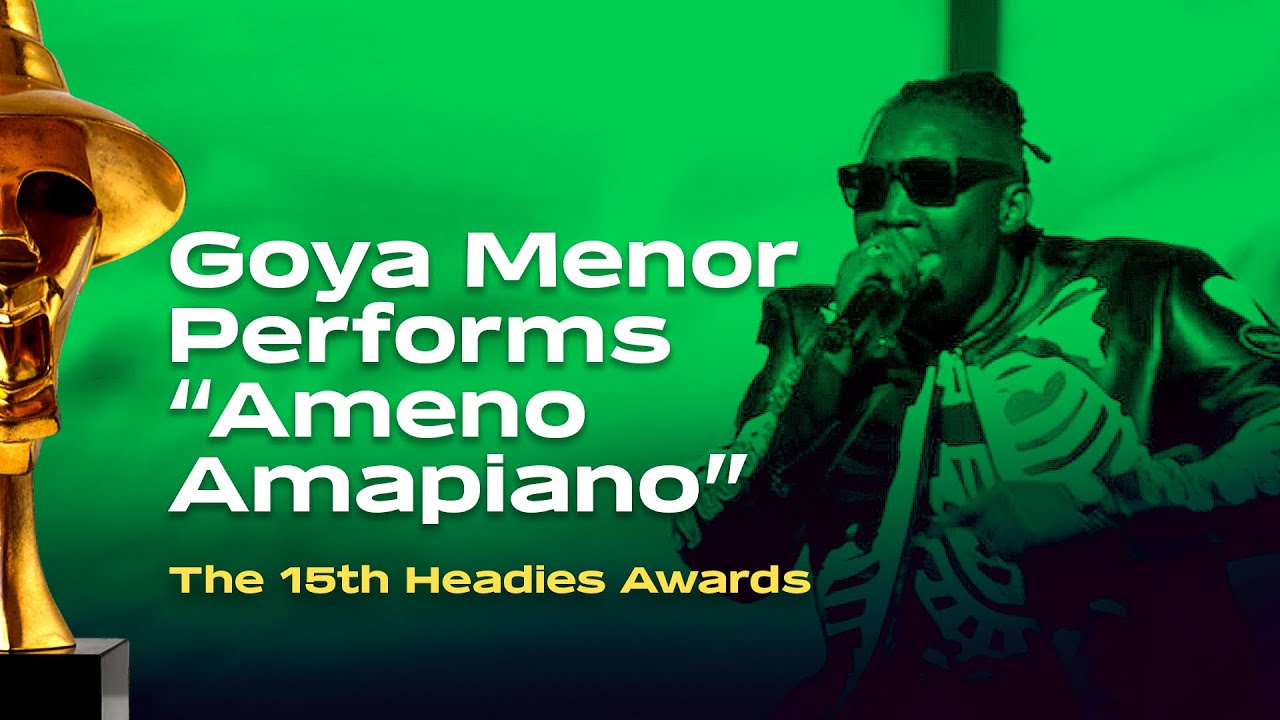 Goya Menor Performs “Ameno Amapiano” | The 15th Headies Awards - YouTube