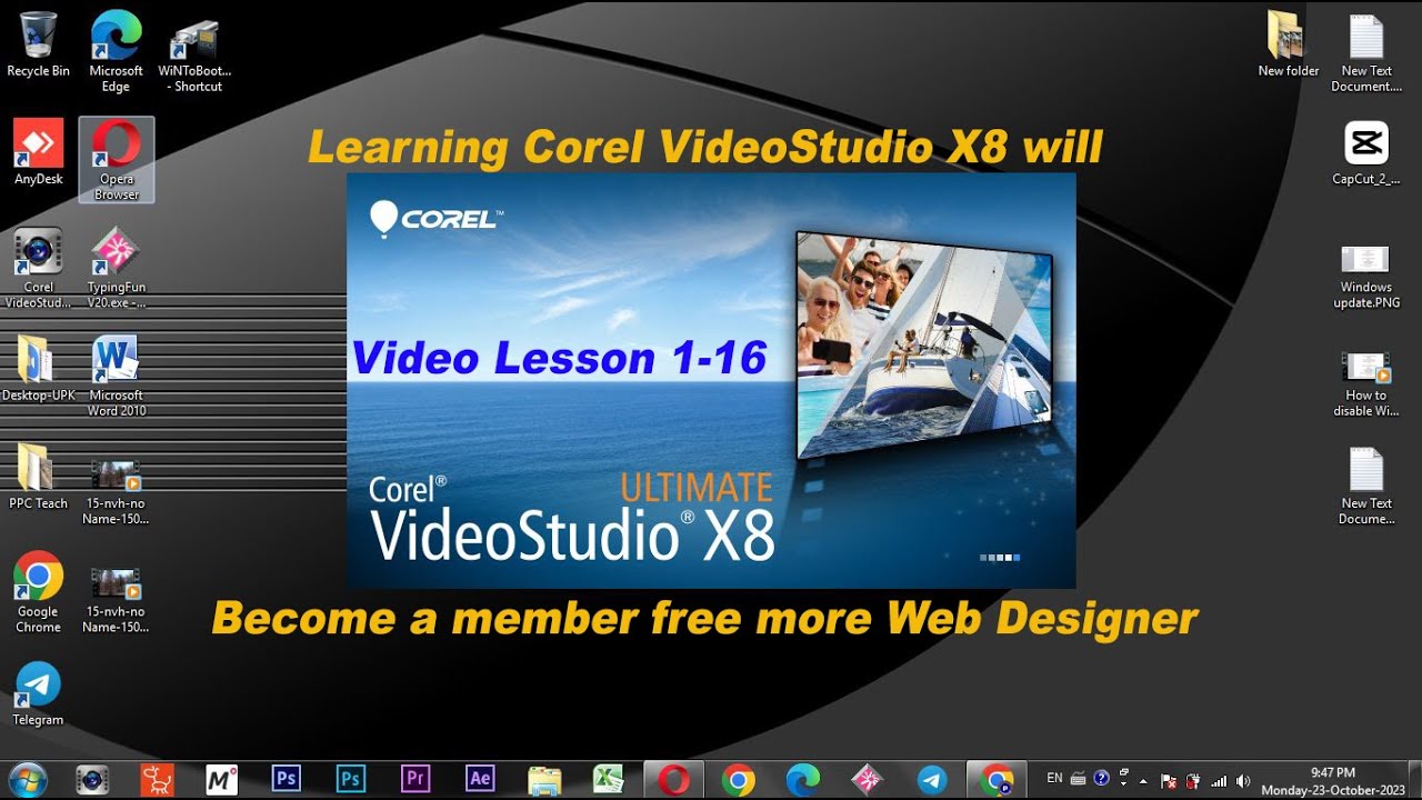 Video Lesson 1, How to build video on Corel VideoStudio Pro X8, Editor ...