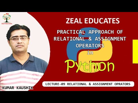 #9 Relational and Assignment Operators in Python || Python Tutorial in ...