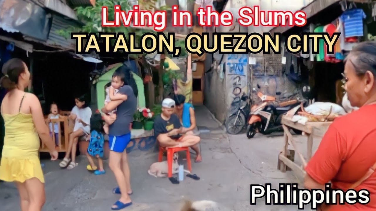 Walking Alleyways in TATALON, QUEZON CITY.Philippines [4K]. - YouTube