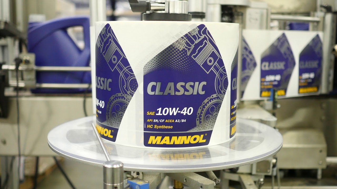 MANNOL CLASSIC 10W-40 LABEL - YouTube