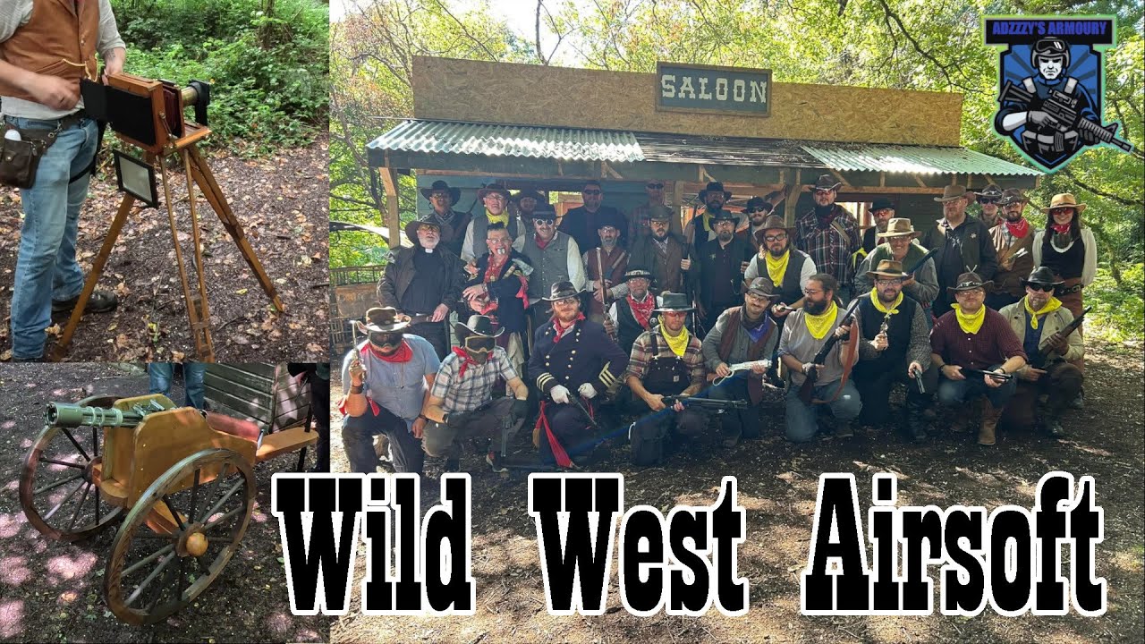 Western Frontiers - Wild West Airsoft Game Play - YouTube