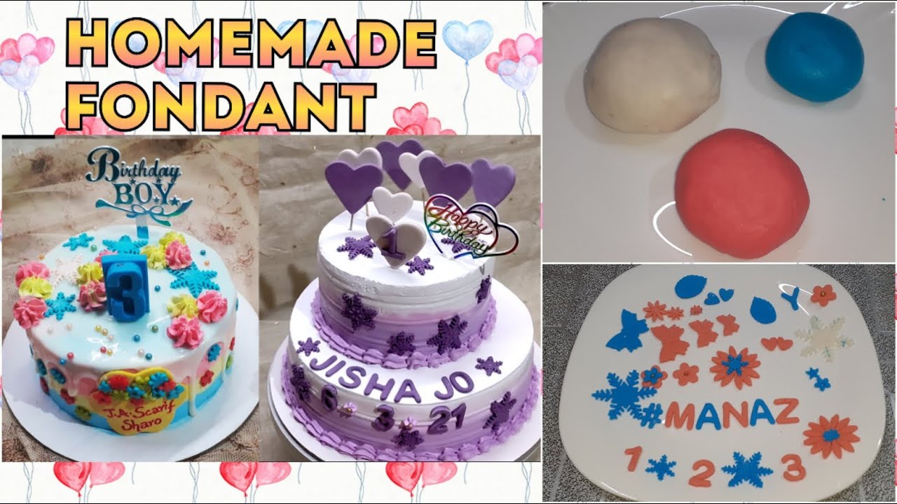 Homemade Fondant Recipe| Perfect Fondant for Cake Decoration|Corn syrup ...