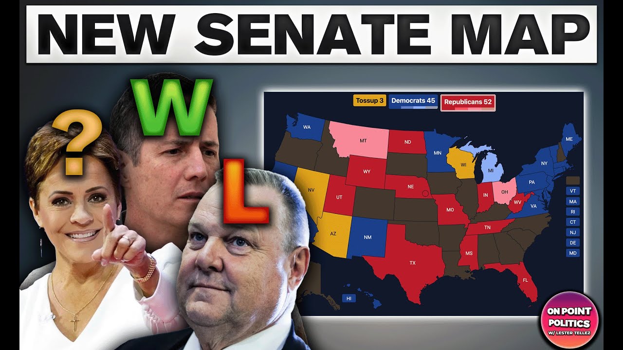 NEWEST Model For The Senate Map IS AWESOME FOR REPUBLICANS...HUGE ...
