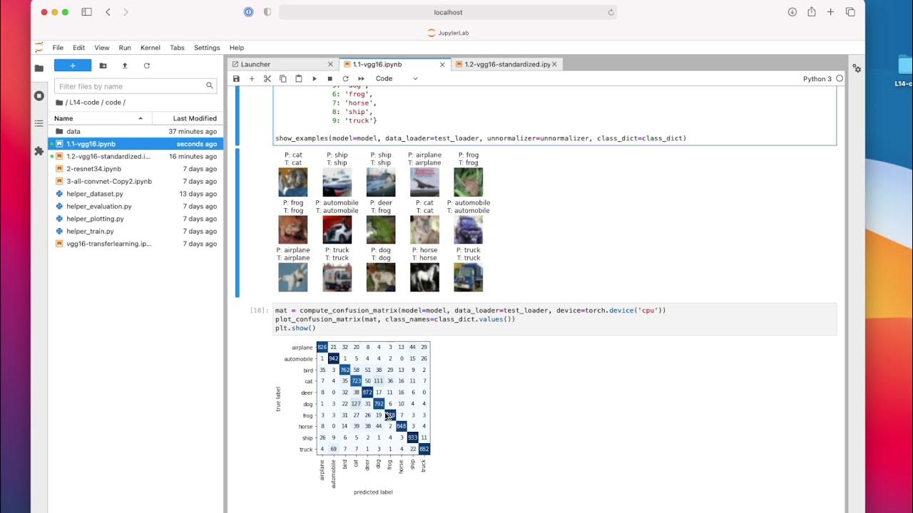 L14.3.1.2 VGG16 in PyTorch -- Code Example - YouTube