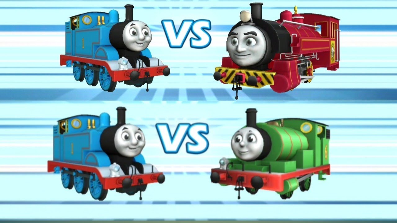 Thomas and Friends | Thomas vs James | Thomas vs Pecy | Gogo Thomas - YouTube