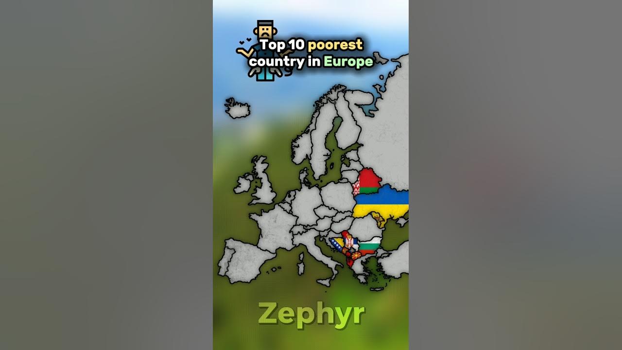 Top 10 poorest country in Europe 🇪🇺 #mapper #country #europe #mapping # ...