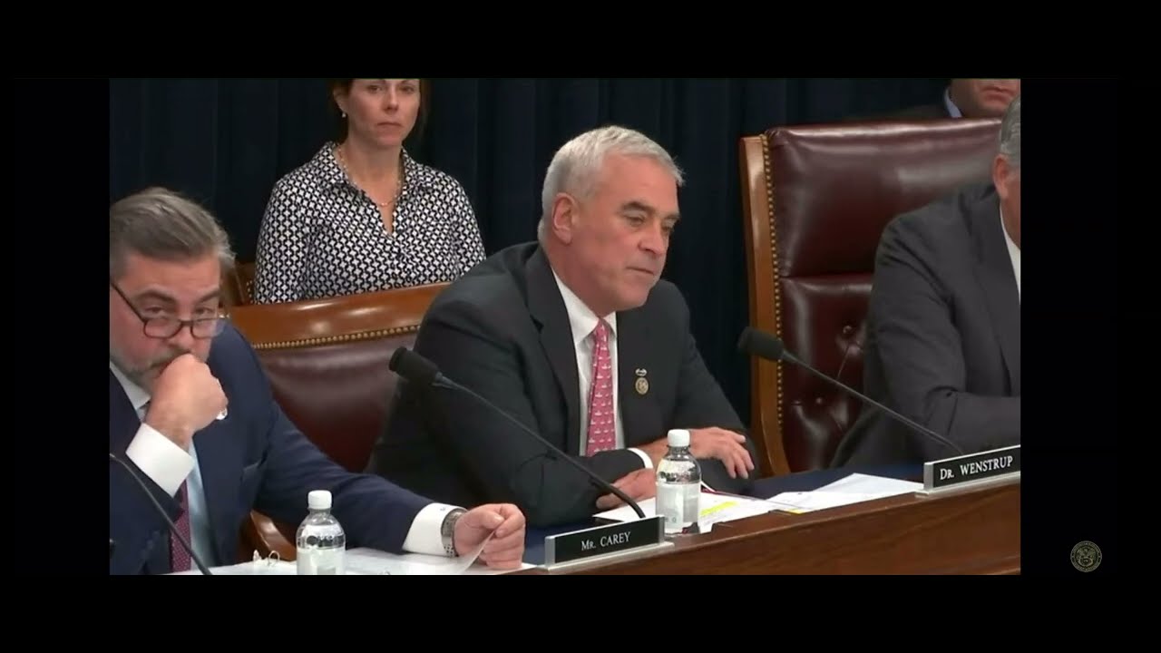 Wenstrup Speaks at Work and Welfare Subcommittee Hearing on Raising the ...