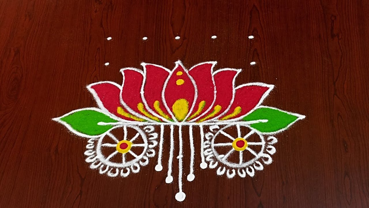 Kanuma special ratham rangoli|ratham muggulu|chariot kolam ...