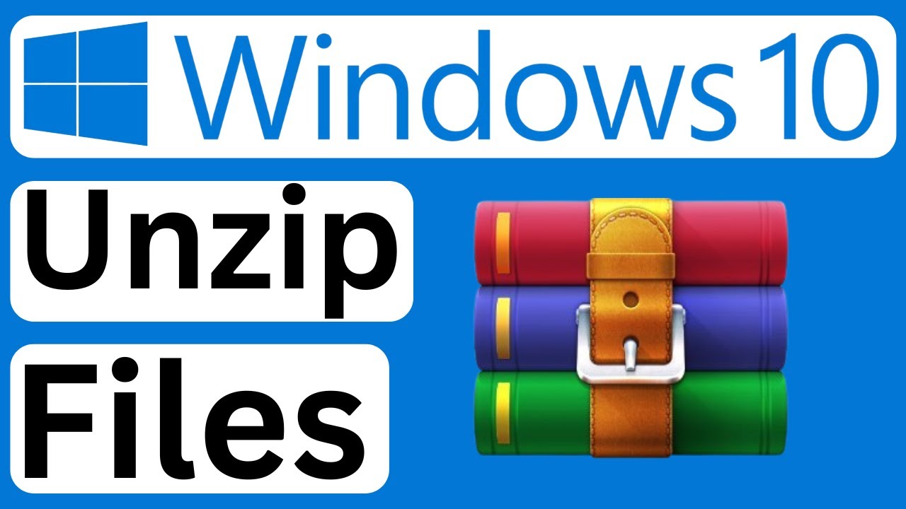 How to Unzip Files in Windows 10 - Easy to Follow - YouTube