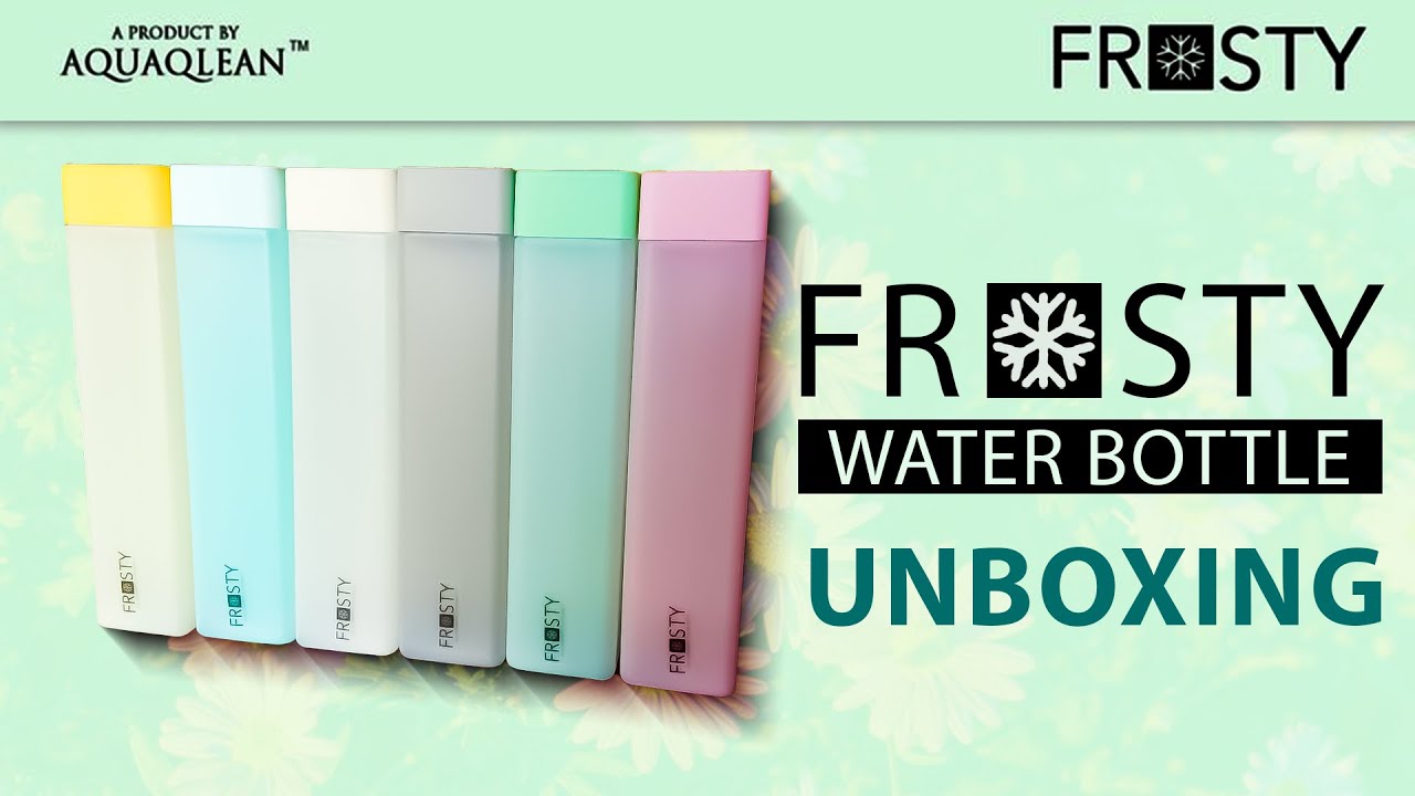 Frosty Square Shaped Fridge water Bottle | Stylish Refrigerator Bottle ...