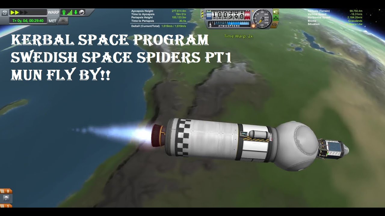 KSP - Swedish Space Spiders Pt 1 - YouTube