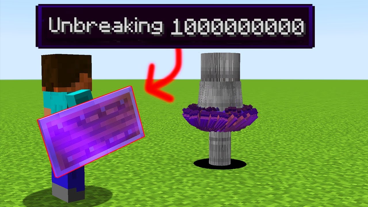 how to break unbreaking 1.000.000.000 shield in 1 sec - YouTube