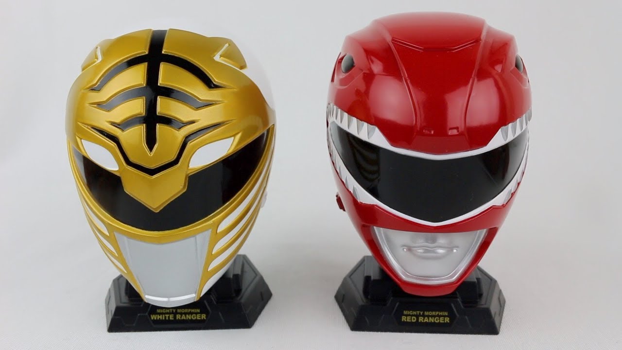 Legacy Red & White Ranger Helmets Unboxing/Review [Mighty Morphin Power ...