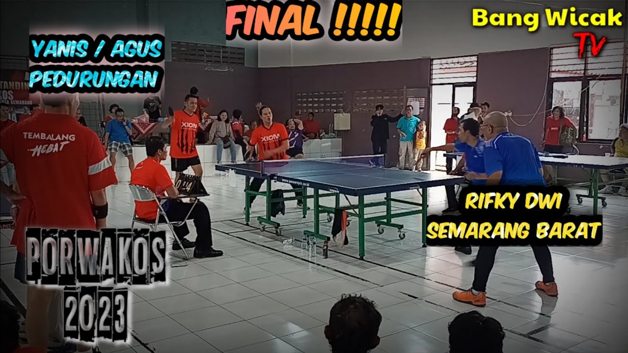 FINAL PORWAKOS 2023 - Rifky / Dwi ( Pesurungan )Vs Yanis / Agus ...