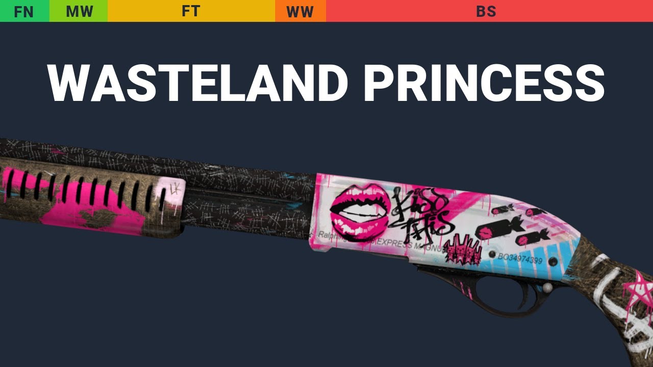 Sawed-Off Wasteland Princess - Skin Float And Wear Preview - YouTube