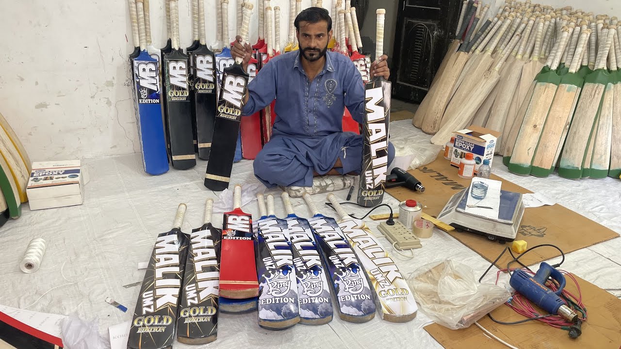 Inside a Pro Cricket Bat Factory: Master Craftsmen at Work. - YouTube