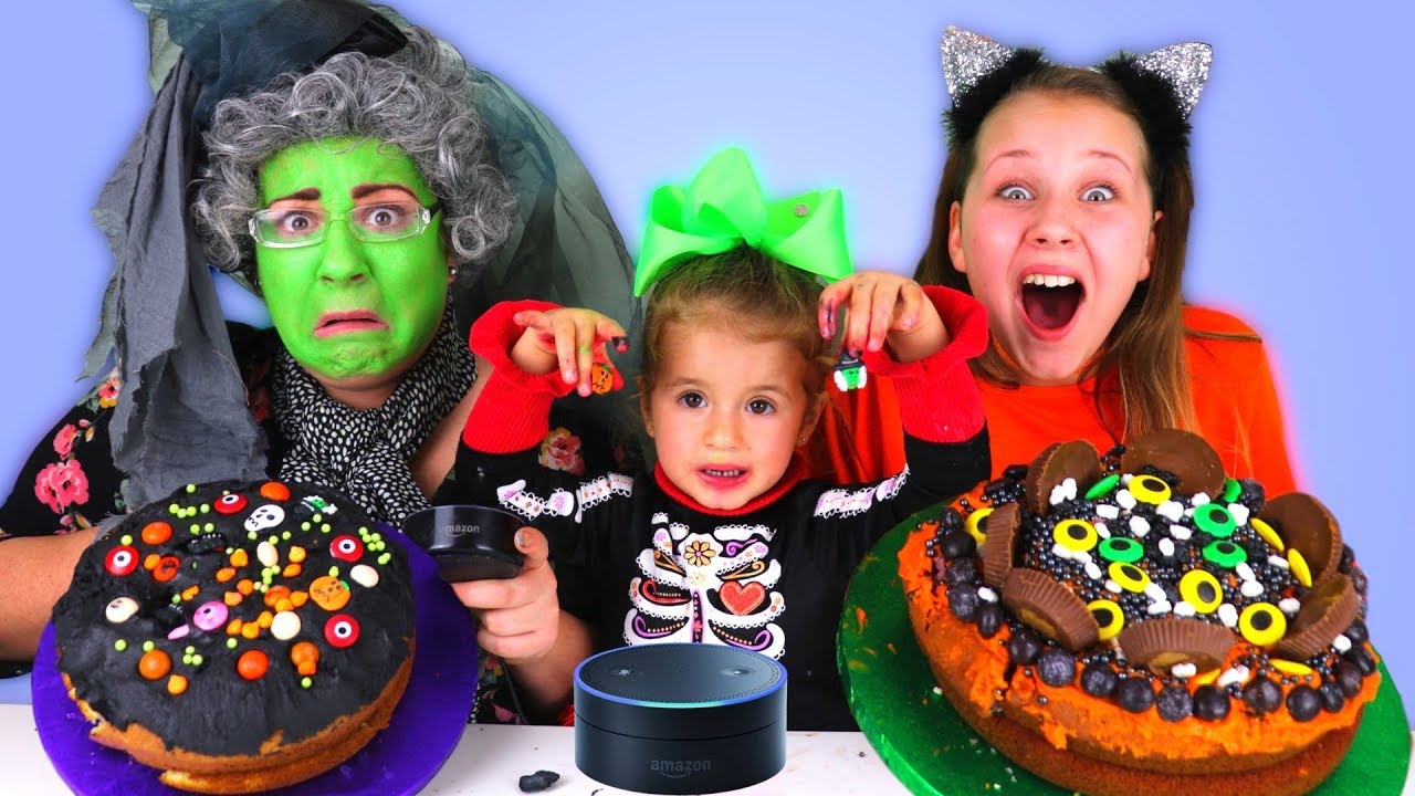 ALEXA PICKS OUR CAKE INGREDIENTS CHALLENGE!! - YouTube