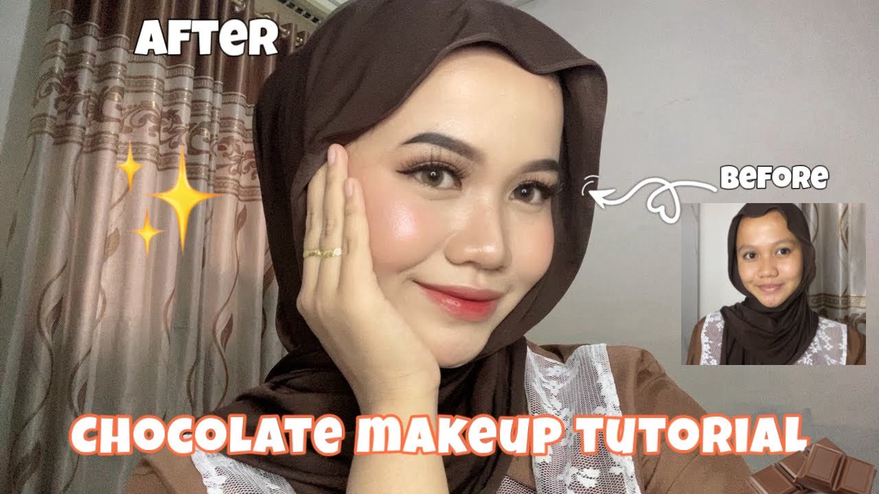 CHOCOLATE MAKEUP TUTORIAL,fresh and glow | EVAN VADILA - YouTube