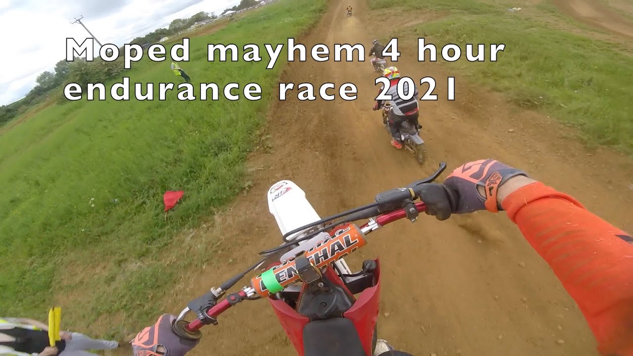 Moped mayhem endurance race 2021(Fantic caballero 50) - YouTube