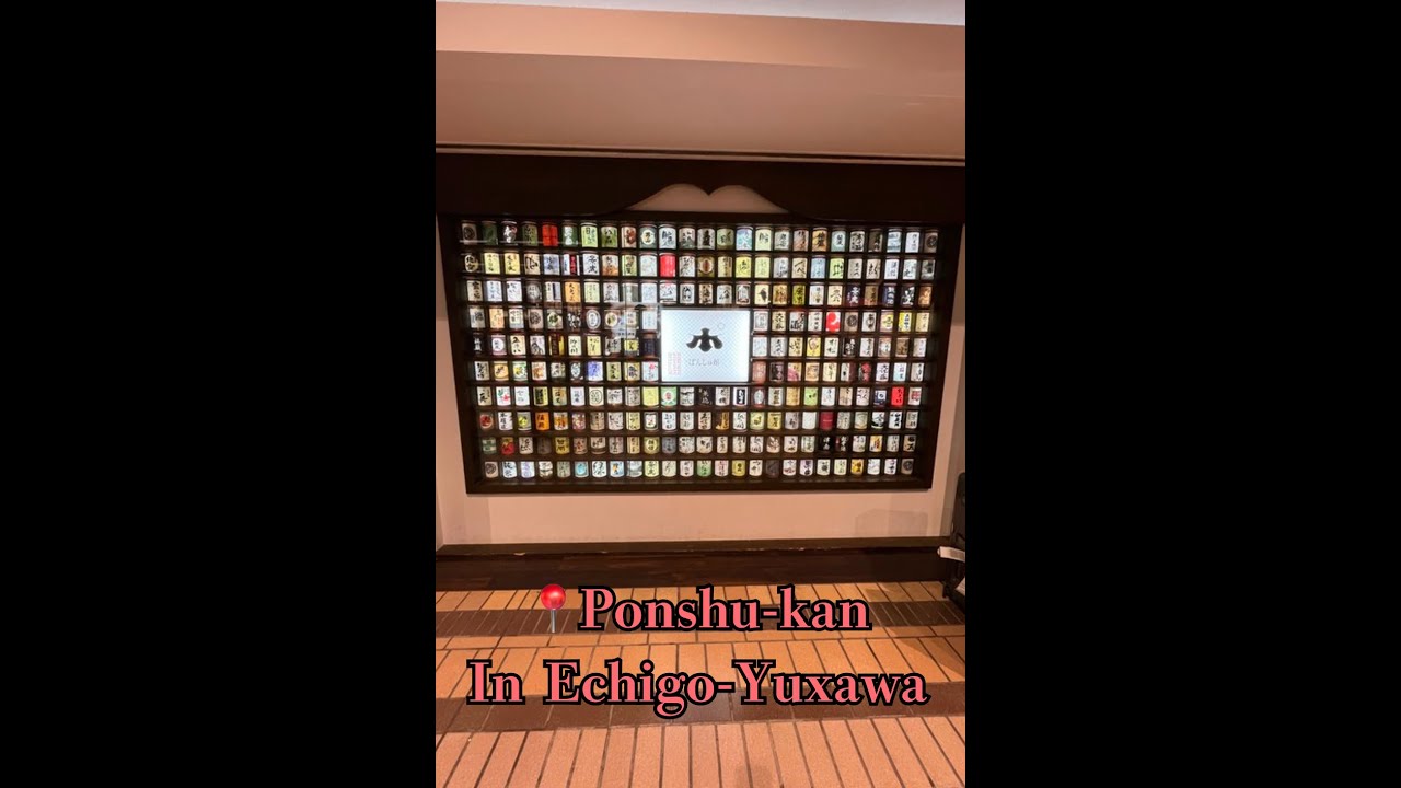 🇯🇵 Niigata Echigo-Yuzawa 「Ponshu-kan」 - YouTube