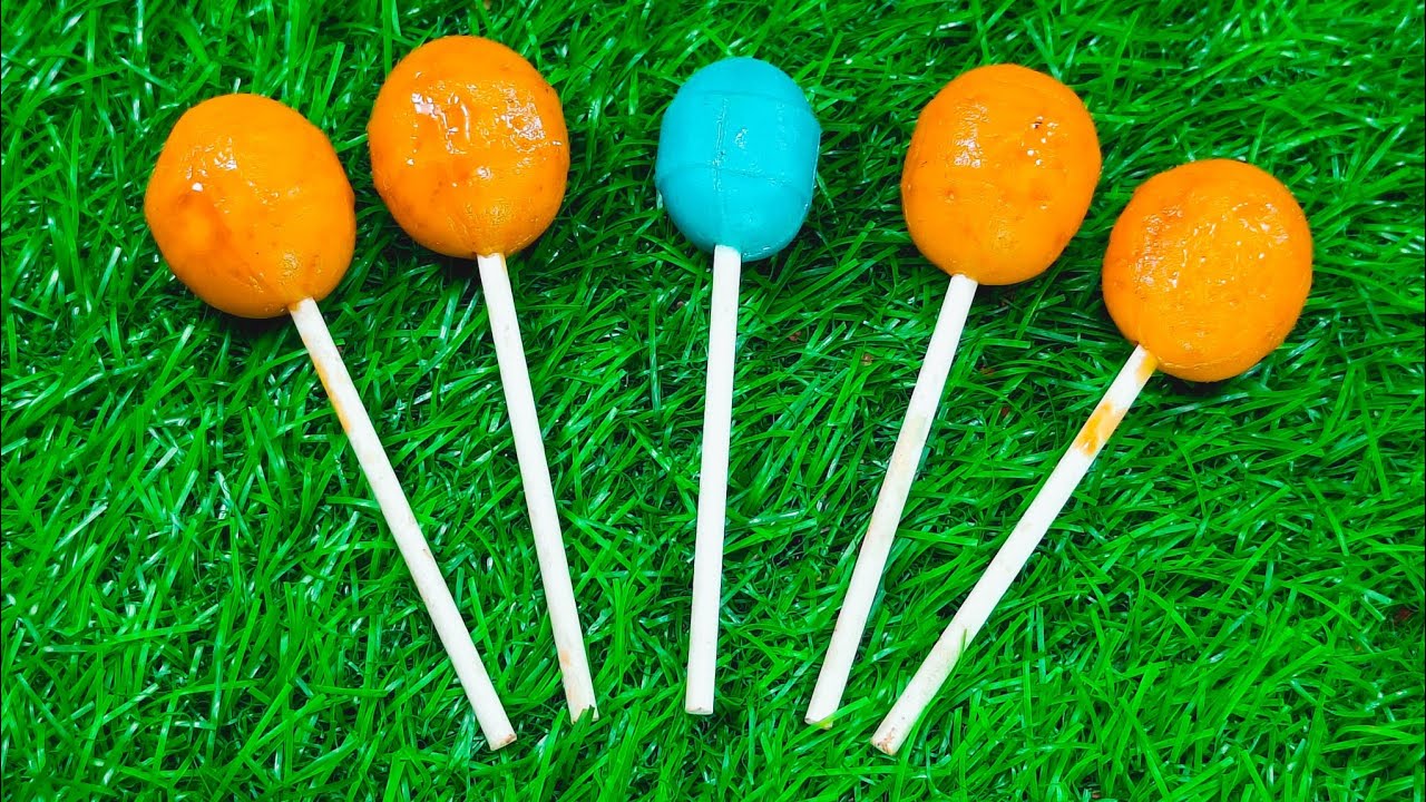 1 Piece Sayan Colour Candy Lollipop Unpacking Satisfying ASMR Videos ...