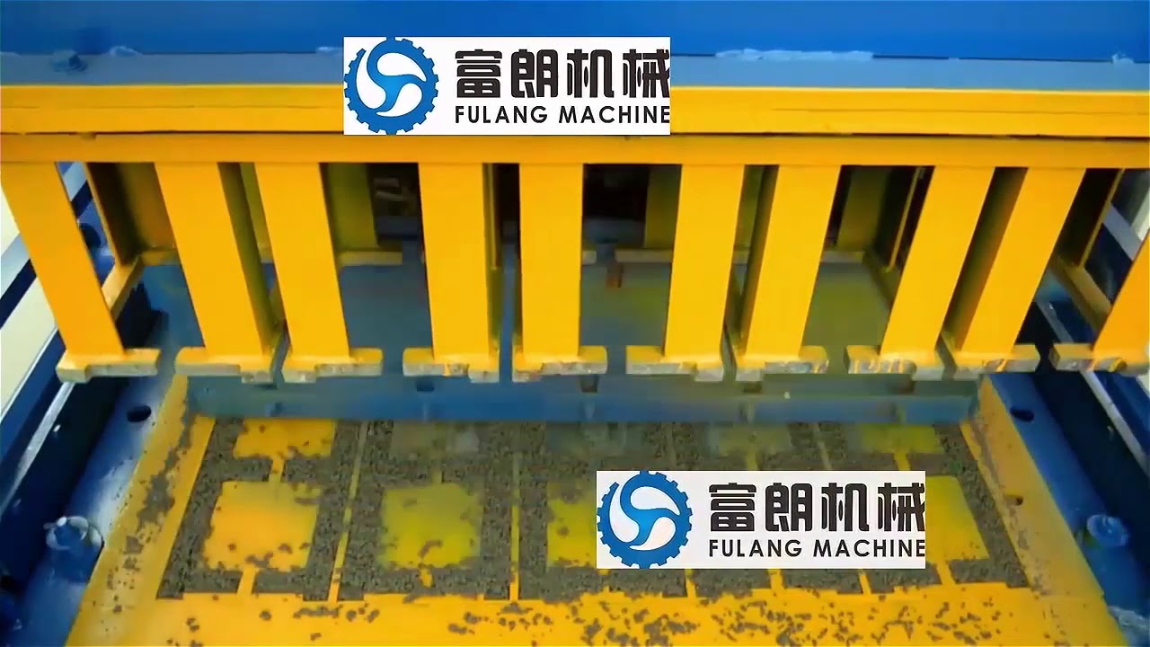 FL6-30 automatic and movable concrete block making machine - YouTube