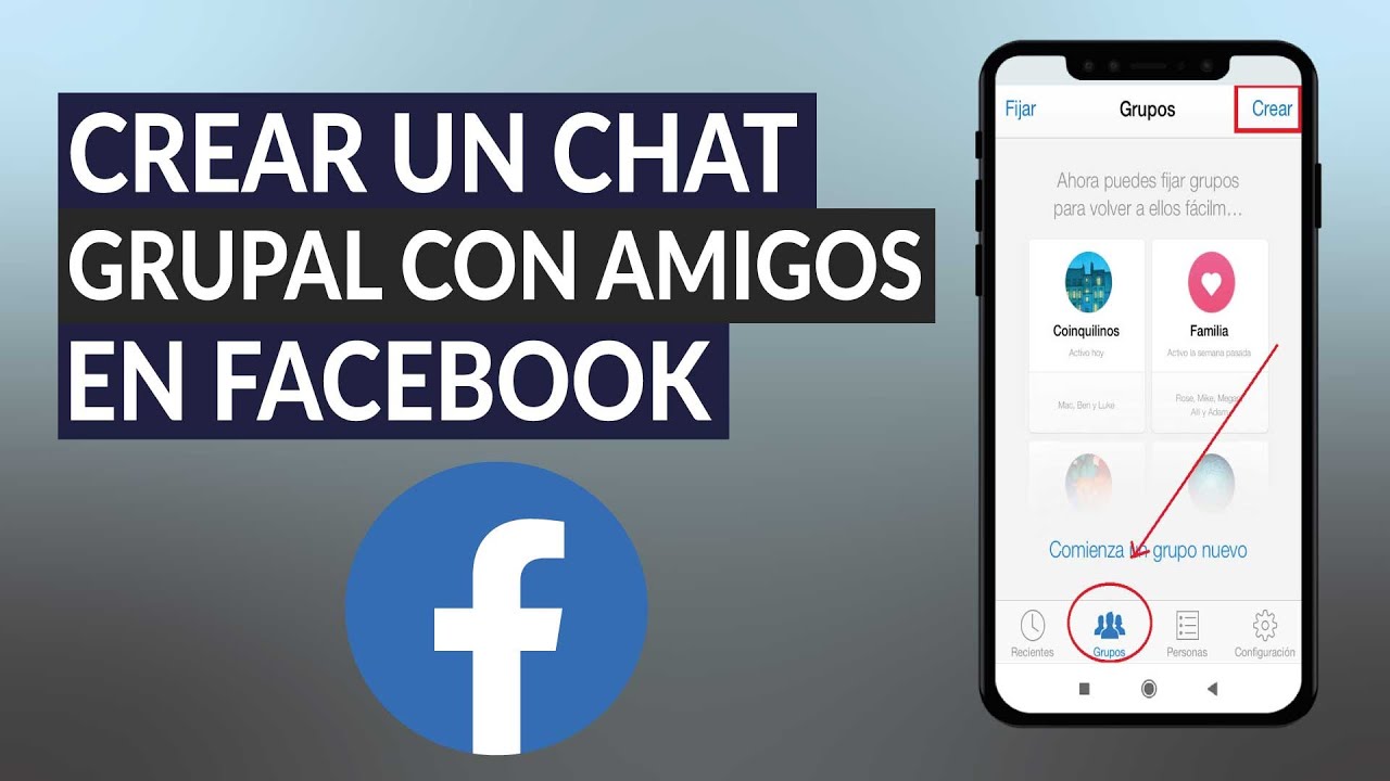 ¿Cómo crear un chat grupal con amigos en tu FACEBOOK? - Método efectivo ...