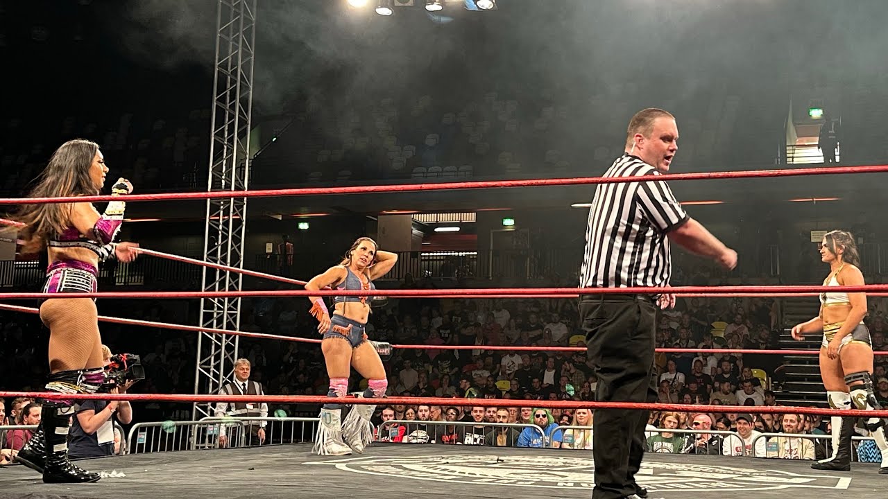 RevPro XI Anniversary - Alex Windsor vs Mickie James vs Hyan ...