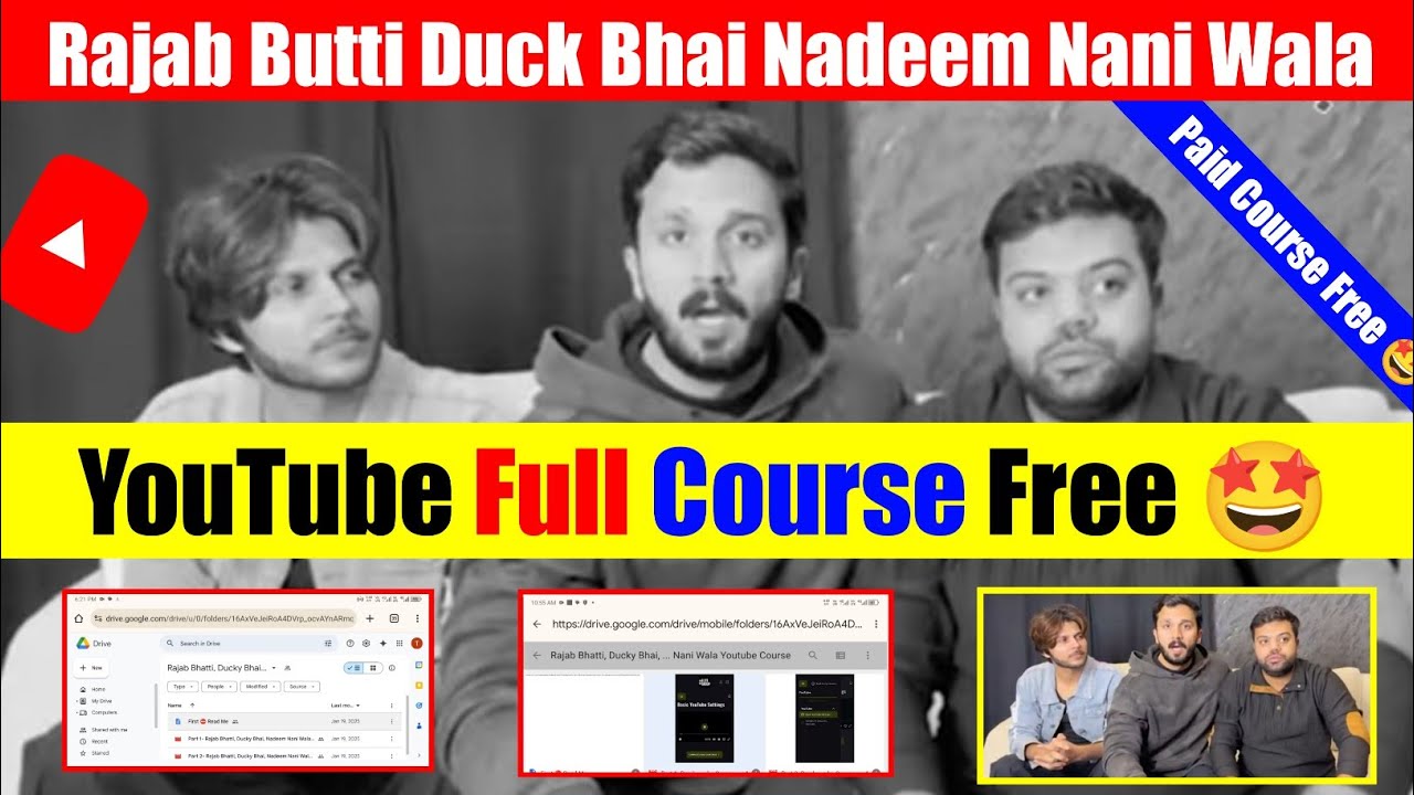 Rajab Butti Duck Bhai Nadeem Nani Wala Course Free 2025 | ducky bhai ...