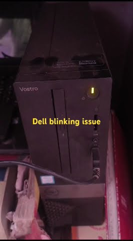 Dell Desktop Blinking Problem - YouTube