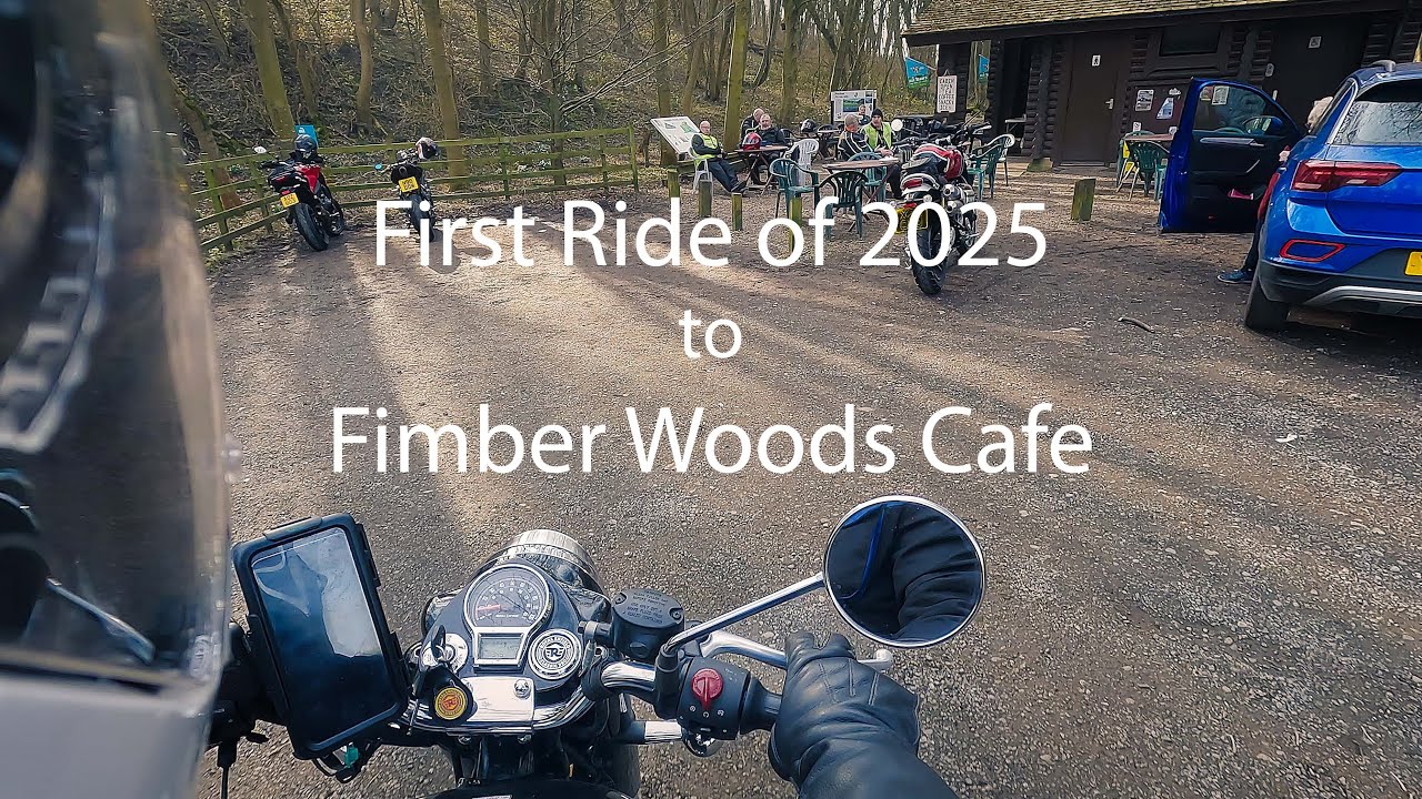 First Ride of 2025 to Fimber Woods Cafe - YouTube