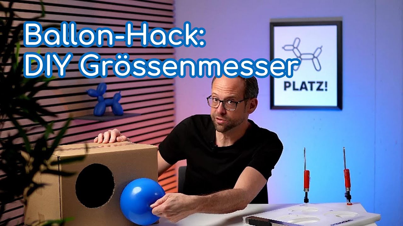 Ballon-Hack: DIY Grössenmesser - YouTube