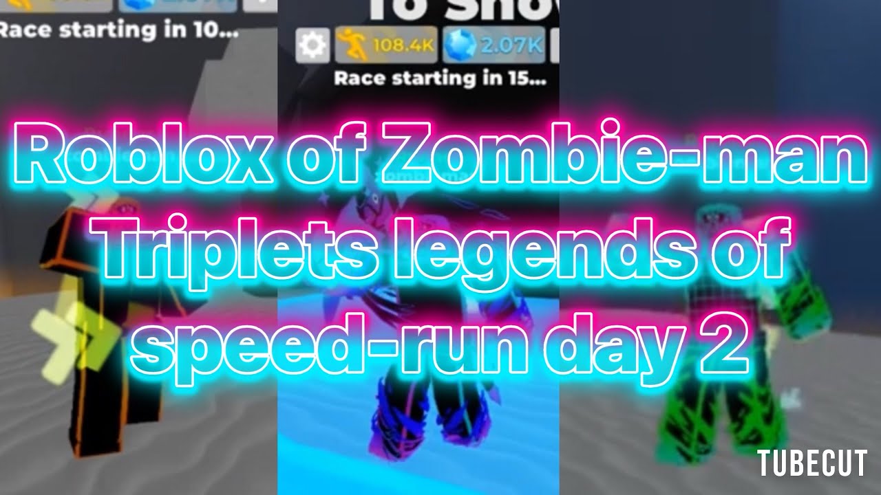 RZM Triplets legends of speed-run day 2 - YouTube
