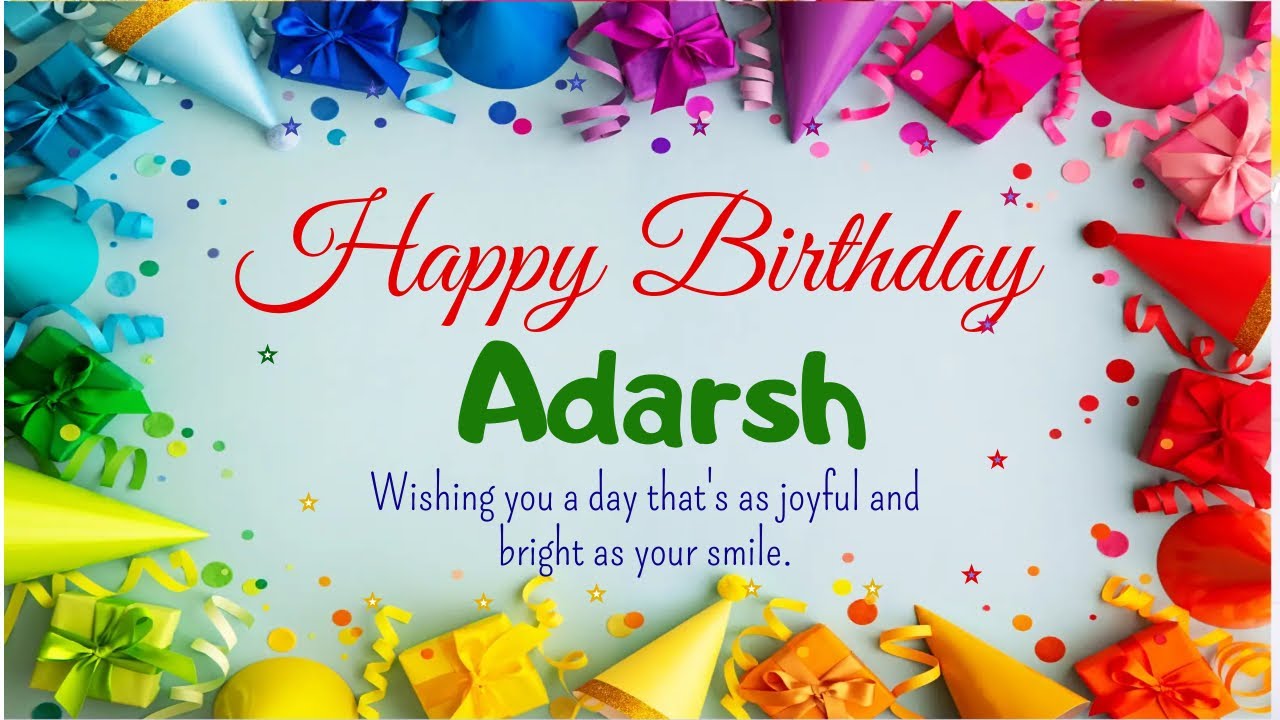 Adarsh Happy Birthday | Birthday Songs with name | Birthday Reel ...