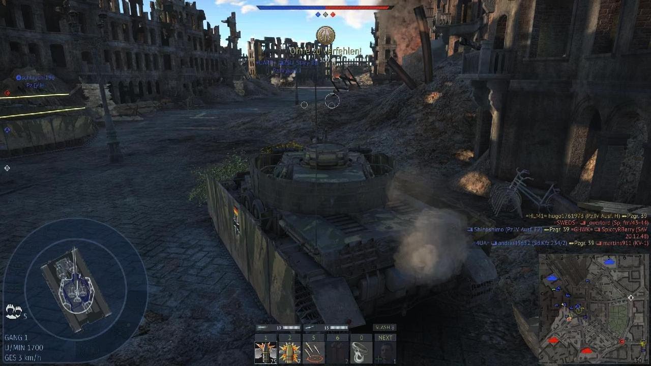 War Thunder : Panzer IV / H am Anfang ging es Schlag auf Schlag. - YouTube