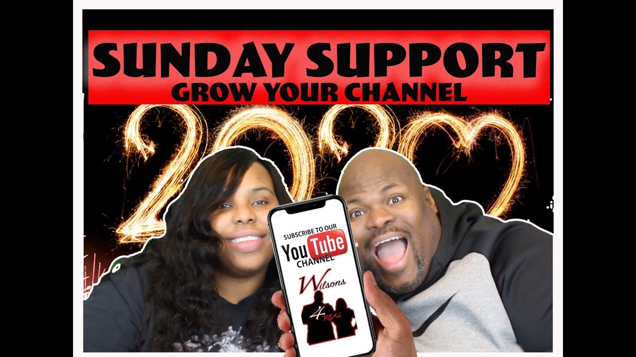 SUNDAY SUPPORT | SMALL YOUTUBERS WATCH TO GROW | #growyourchannel #sundaysupport - YouTube